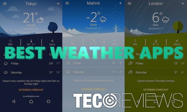 10 Best Weather Apps - TecoReviews
