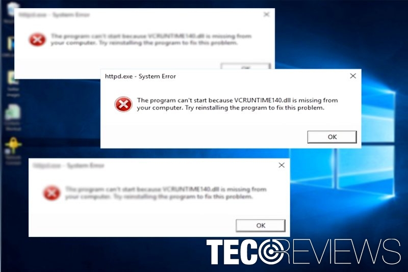 How to Fix "VCRUNTIME140.dll is missing" Error on Windows 10? - TecoReviews